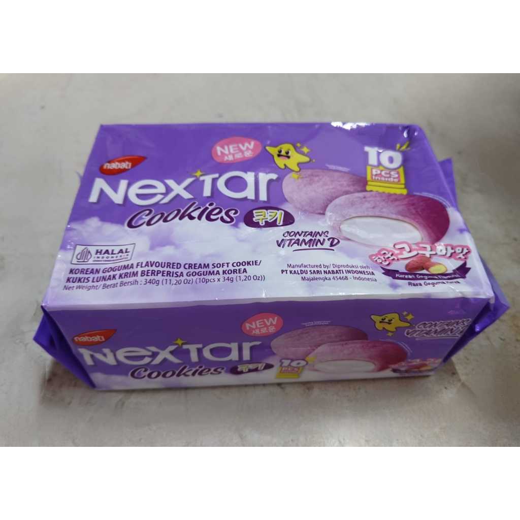 Nabati Nextar Cookies (Korean Goguma Flavour) 34g x 10pcs | Shopee Malaysia
