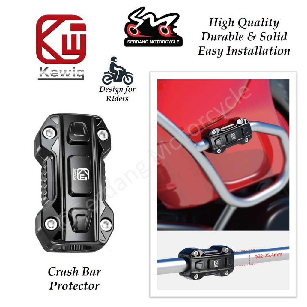 KEWIG BHT1 Crash Bar Protectors Engine Guard Protection Slider Cover ...