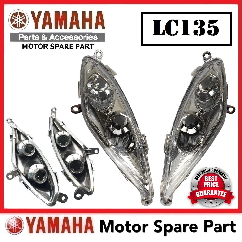 YAMAHA LC135 FRONT SIGNAL LAMP ASSY SET 0 DEPAN SIGNAL LAMPU KIRI KANAN WINKLE LC-135 LC 135 V1 ...