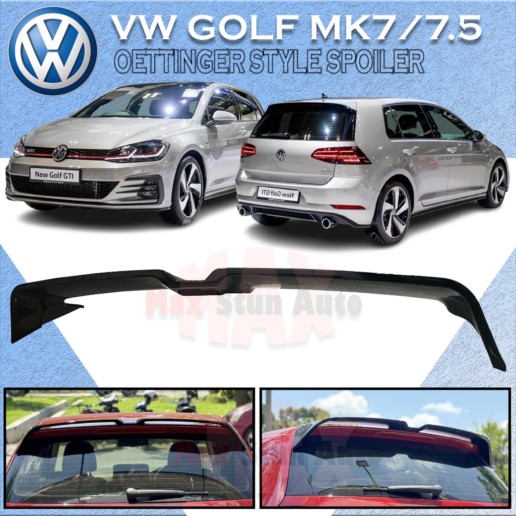 VOLKSWAGEN GOLF MK7 MK7.5 R RLINE GTI TSI OETTINGER SPOILER REAR TRUNK ...