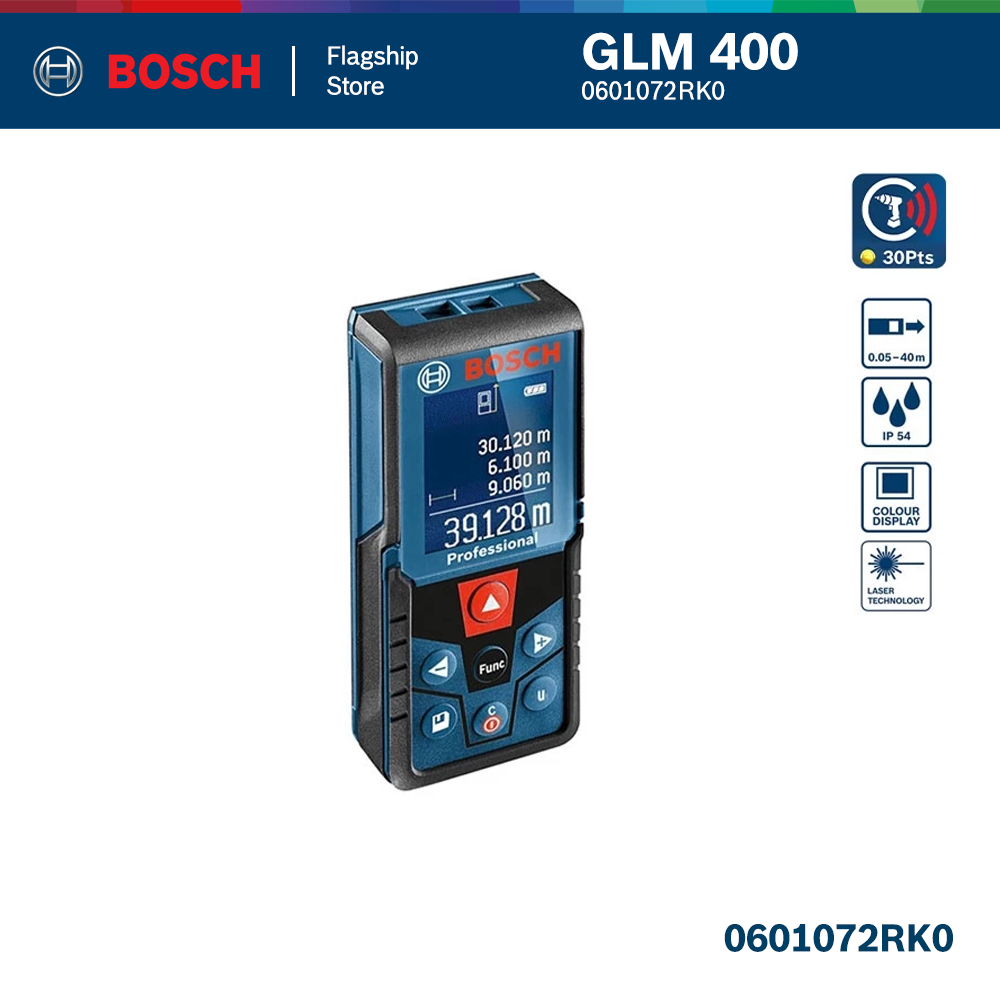 BOSCH GLM 400 Professional Digital Laser Measure Range Finder - 0601072RK0 | Shopee Malaysia