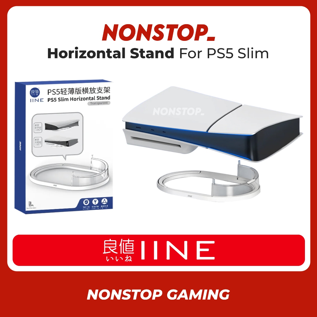IINE PS5 SLIM Horizontal Stand PS5 Digital & Disc Version Portable Stand L985 | Shopee Malaysia