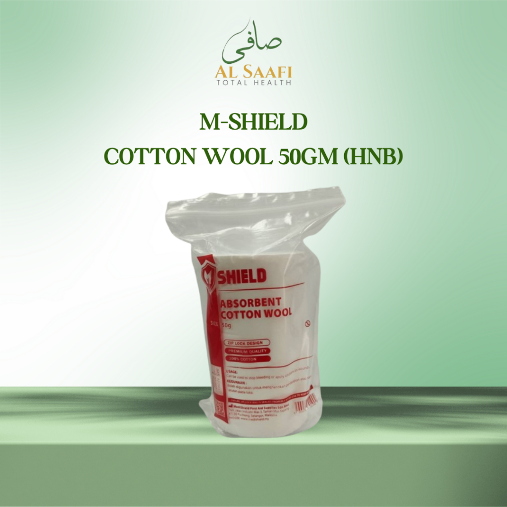 M-SHIELD Cotton Wool 50gm (HNB) | Shopee Malaysia