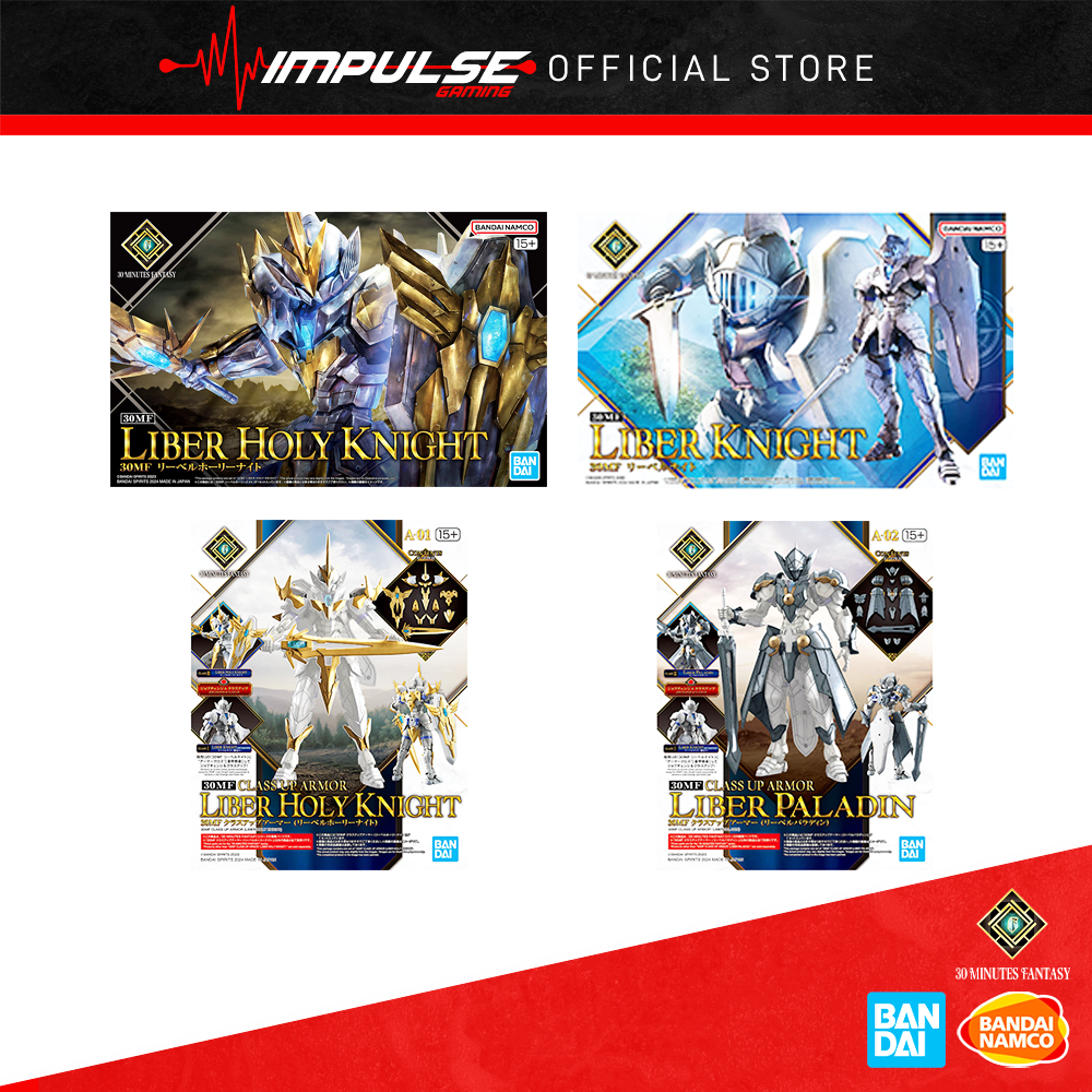 Bandai 30MF 1/144 Liber Knight / Holy Knight / Class Up Armor Liber ...