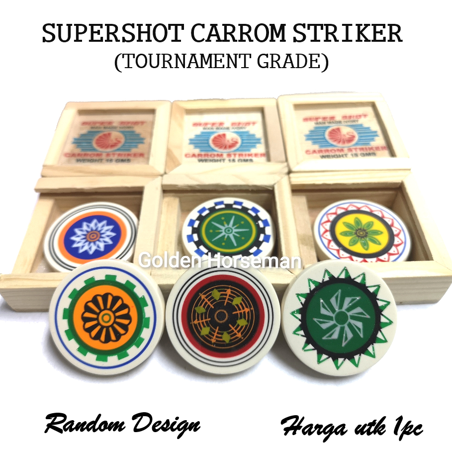 🔥🆂🅰🅻🅴🔥SUPER SHOT Carrom Striker 15gm (Tournament Grade) SUPERSHOT ...