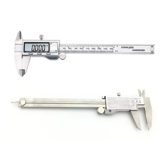 Metal caliper 6-Inch 150mm Stainless Steel Electronic Digital Vernier ...