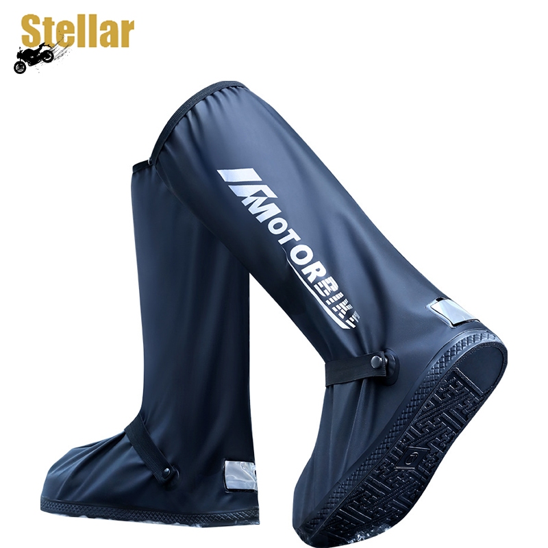 Anti-slip Waterproof Rain Boot Shoes Cover Overshoes with Elastic ...