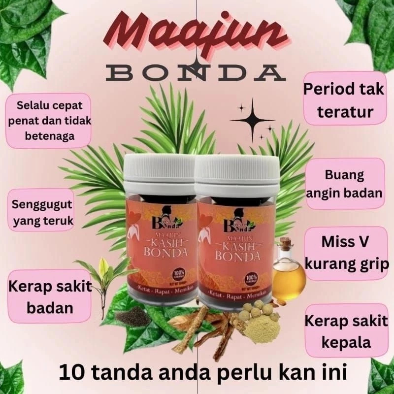 MAAJUN BONDA | MAAJUN KASIH BONDA TRADISIONAL RAPAT KETAT SIHAT DALAMAN ...