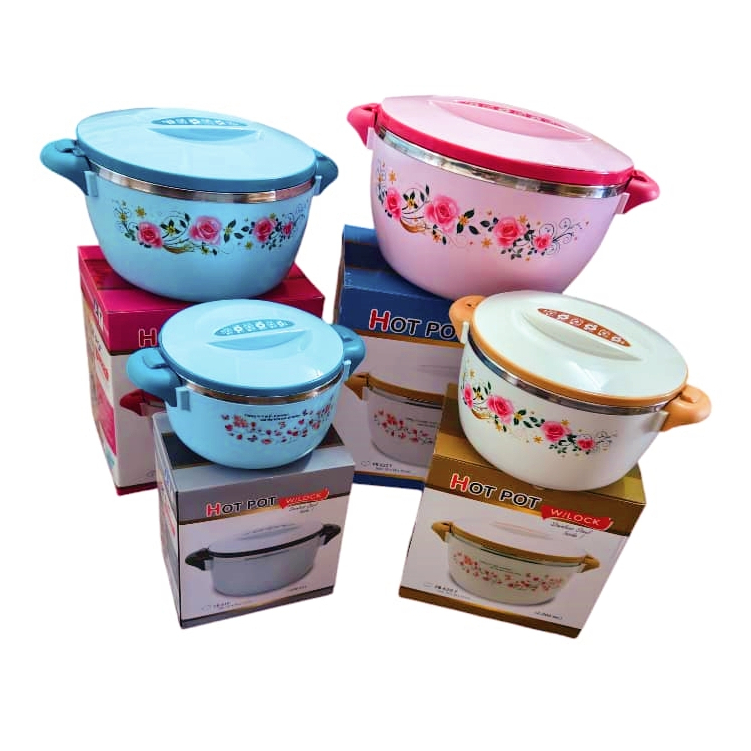 Happy Ware Hot Pot With Lock / Food Storage / Food Container / Bekas ...