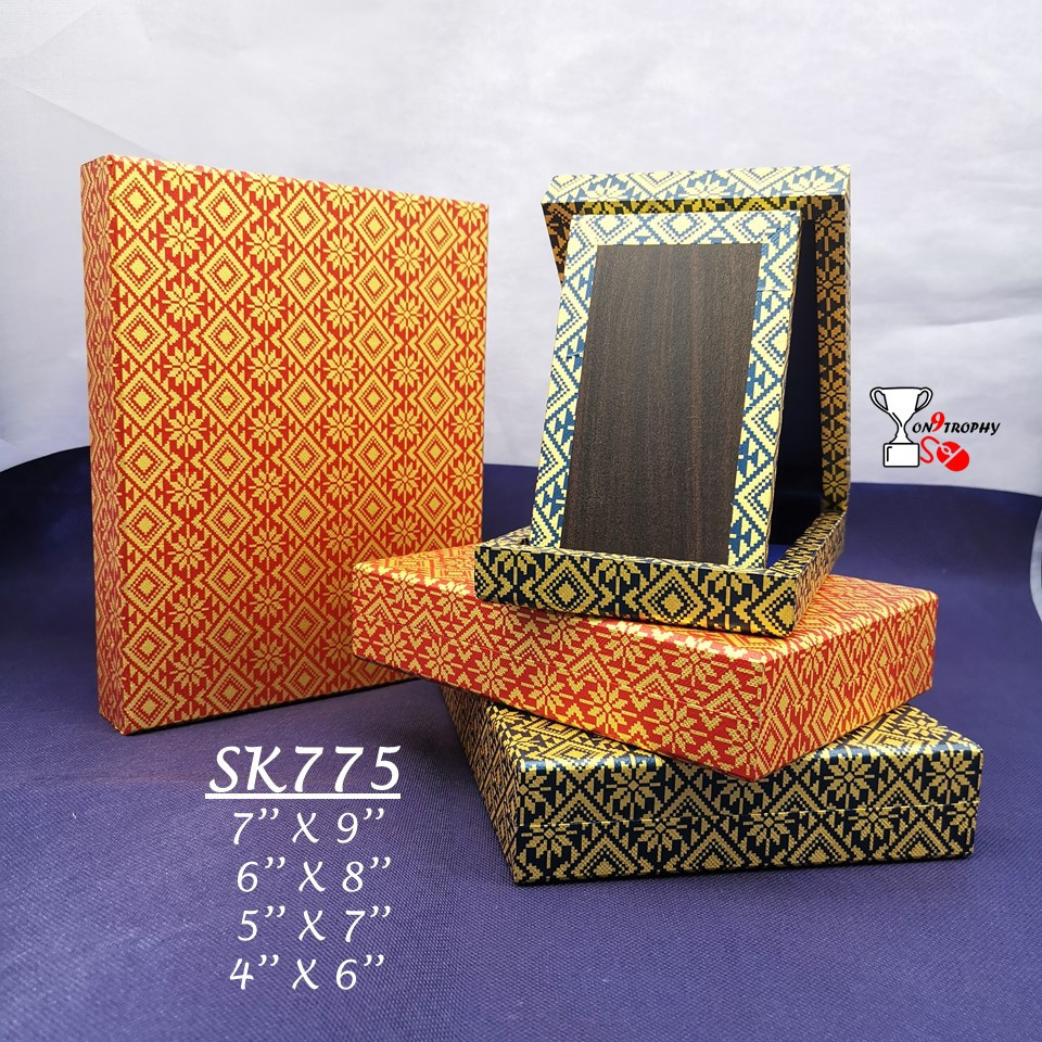 PLAQUE# PLAK KAYU KOTAK SONGKET SK775 【Ready Stock】* | Shopee Malaysia