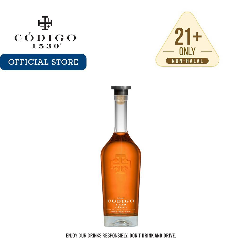 Código 1530 Añejo Mexico Tequila - with Código Ice Stamp (Bottle Cap ...