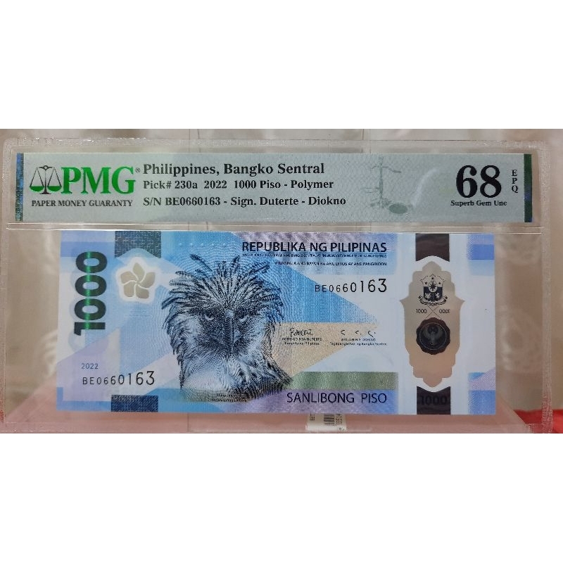 🔥菲律宾~2022~Philippines, Bangko Sentral 1000 Piso (EPQ68)🔥 | Shopee Malaysia