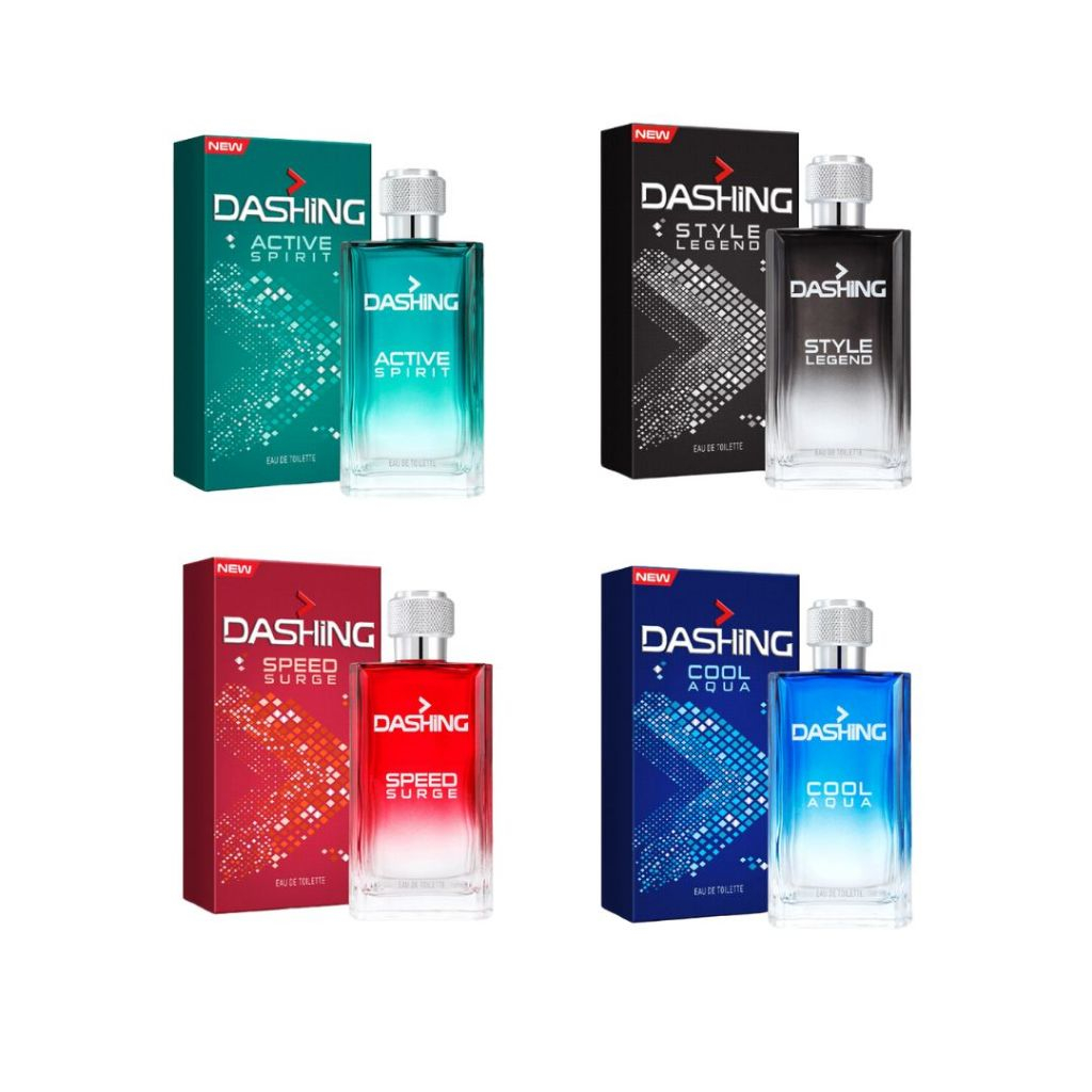 Dashing Eau De Toilette EDT-Active Spirit/Cool Aqua/ Speed Surge/Style ...