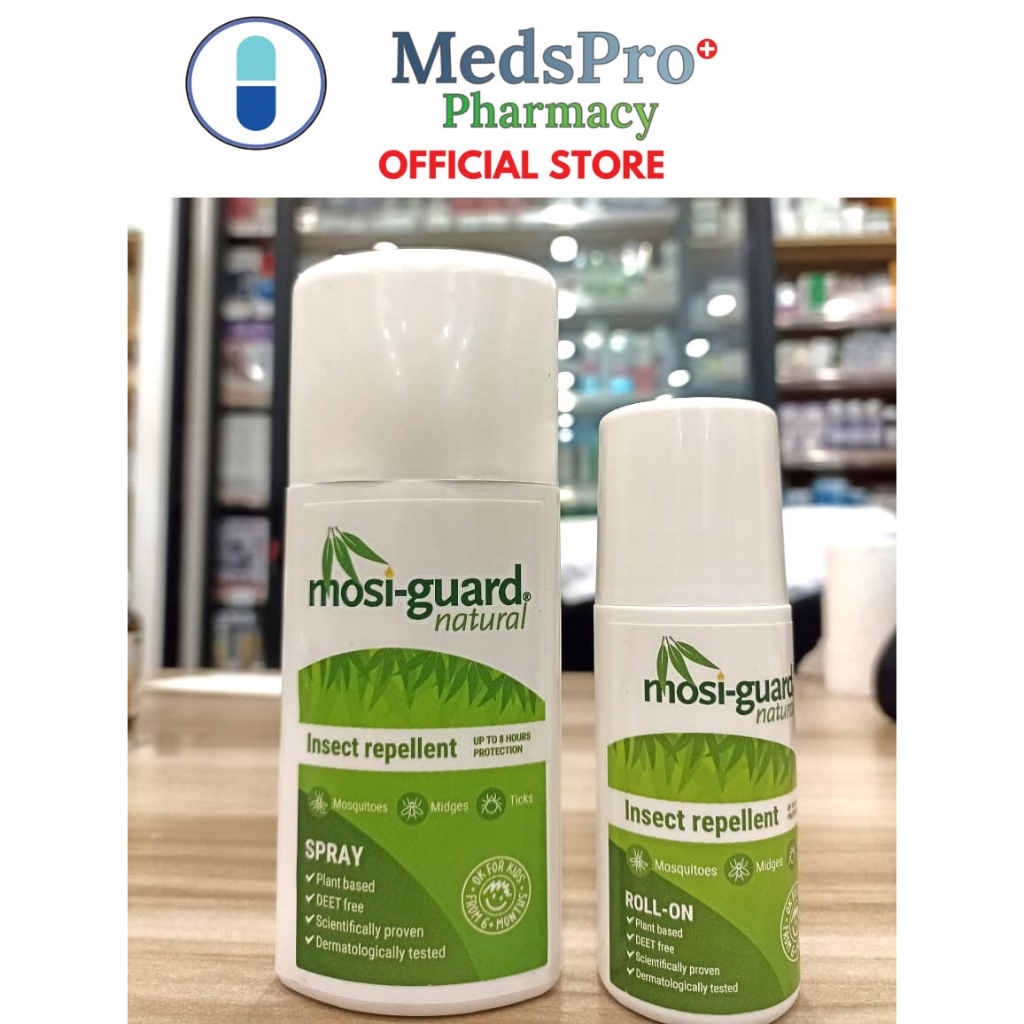 Mosi-guard Natural Insect Repellent Spray 75ml and Roll On 50ml ...
