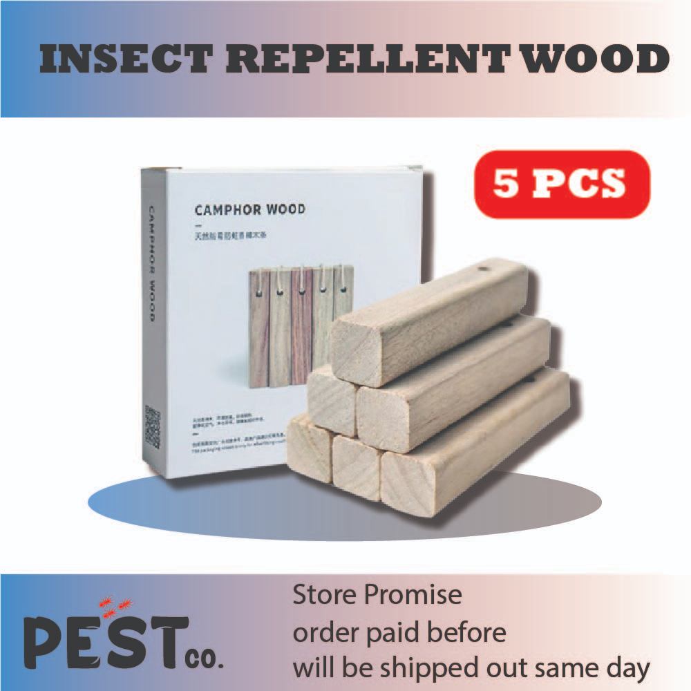 Ubat Gegat Natural 5pcs / Insect Repellent Camphor Wood Anti-moisture ...