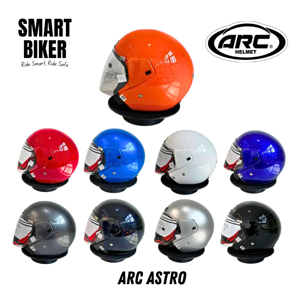 ARC Astro Helmet 100% Original Motorcycle SIRIM Approved JPJ Lulus ...