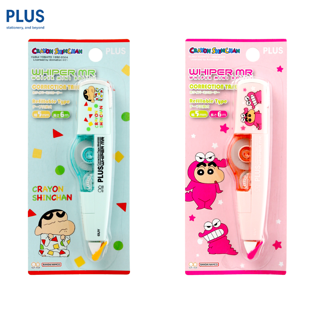PLUS Crayon Shinchan Whiper MR Refillable Correction Tape (5mm x 6m ...