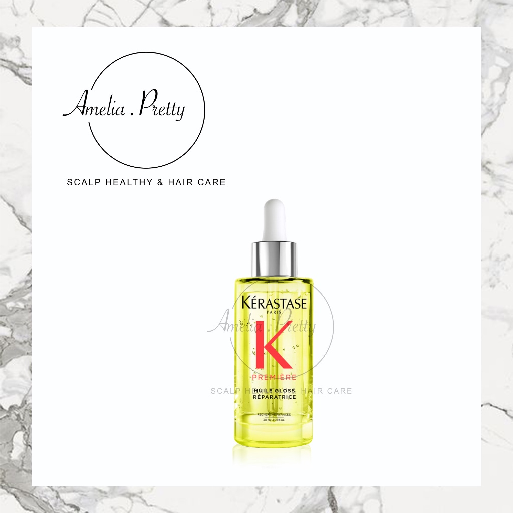 Kerastase Premiere Huile Gloss Reparatrice Repairing Hair Oil 30ml ( Shine intensifying ...