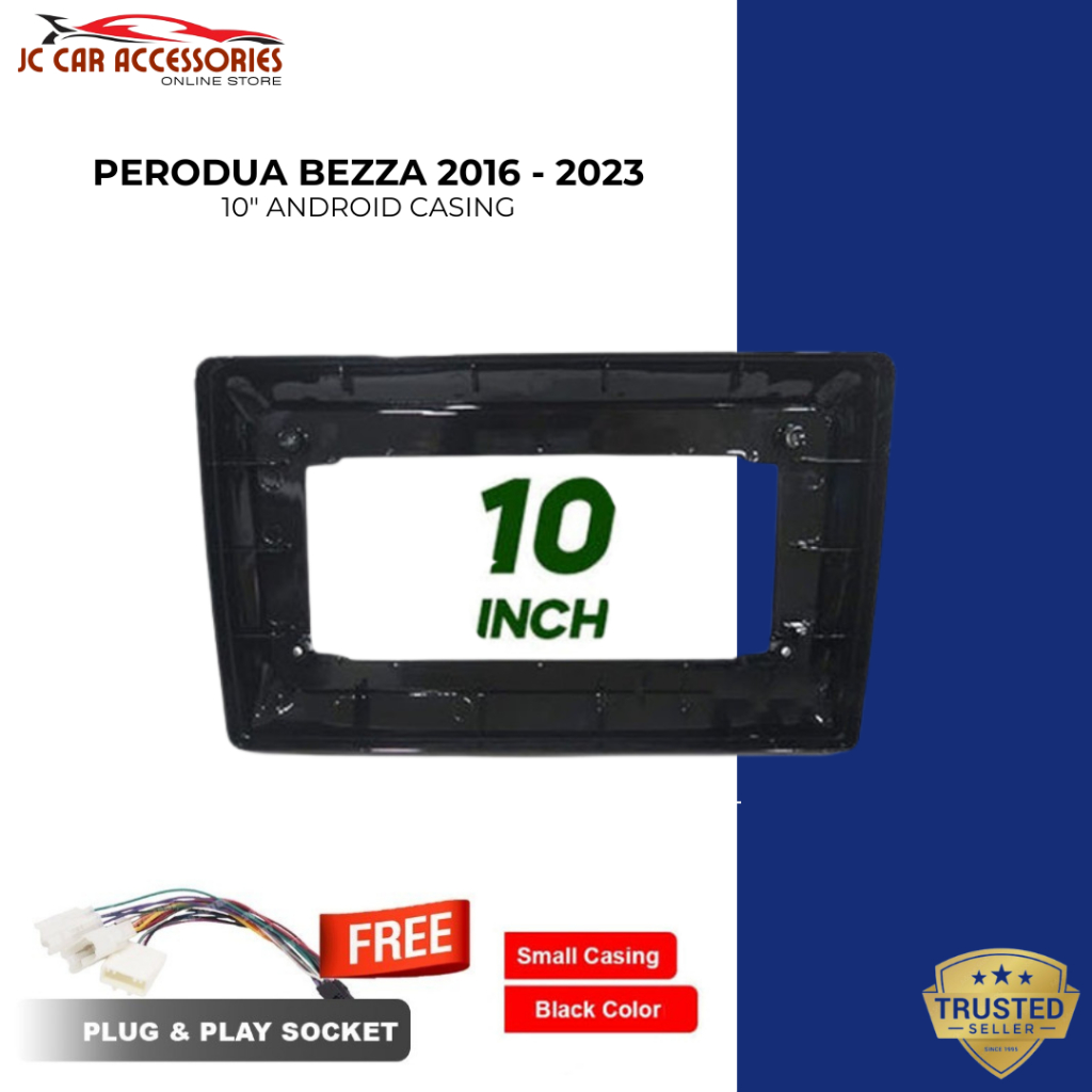 Perodua Bezza 2020-2023 Android Player Casing 10'' Black (WIth PNP ...