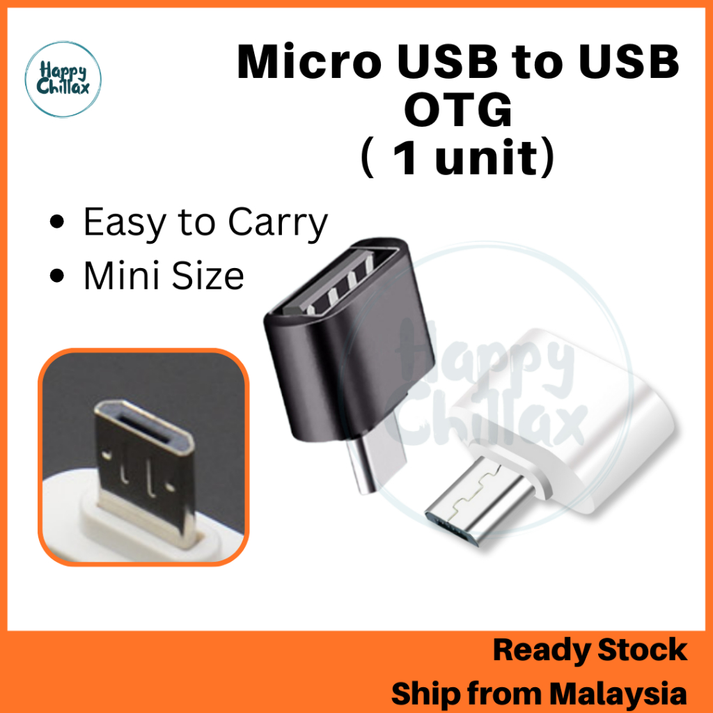 Micro USB Male to Female OTG Adapter Converter Mini Size Adapter ...