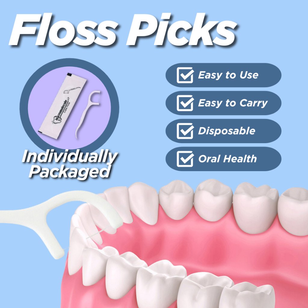Floss Picks Tooth Picks (Individual Packaging) | Shopee Malaysia