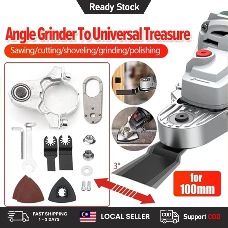 Angle Grinder Adapter Oscillating Tool Adapter Kit 100mm M10 Thread for ...