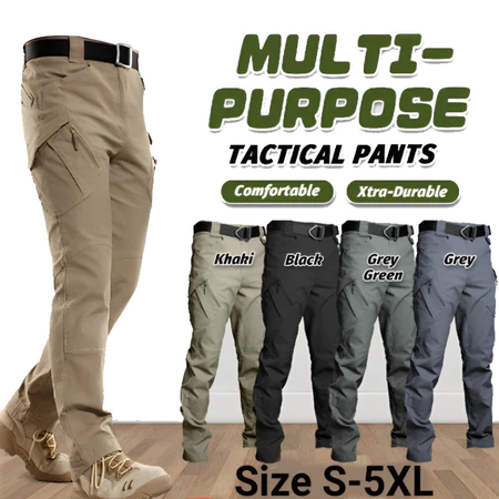 Tactical Pants IX9 Ripstop Cargo Pants Men Multi Pocket Waterproof Pants Seluar Lelaki 工裝褲男 ...