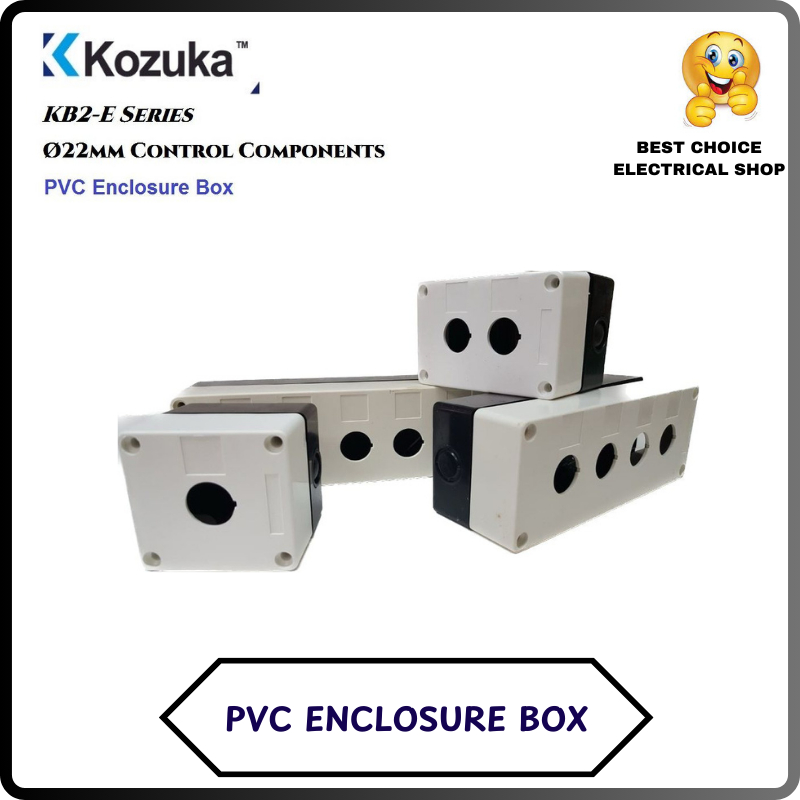 KOZUKA CONTROL COMPONENTS PVC ENCLOSURE BOX (@22mm) FOR PILOT LAMP ...