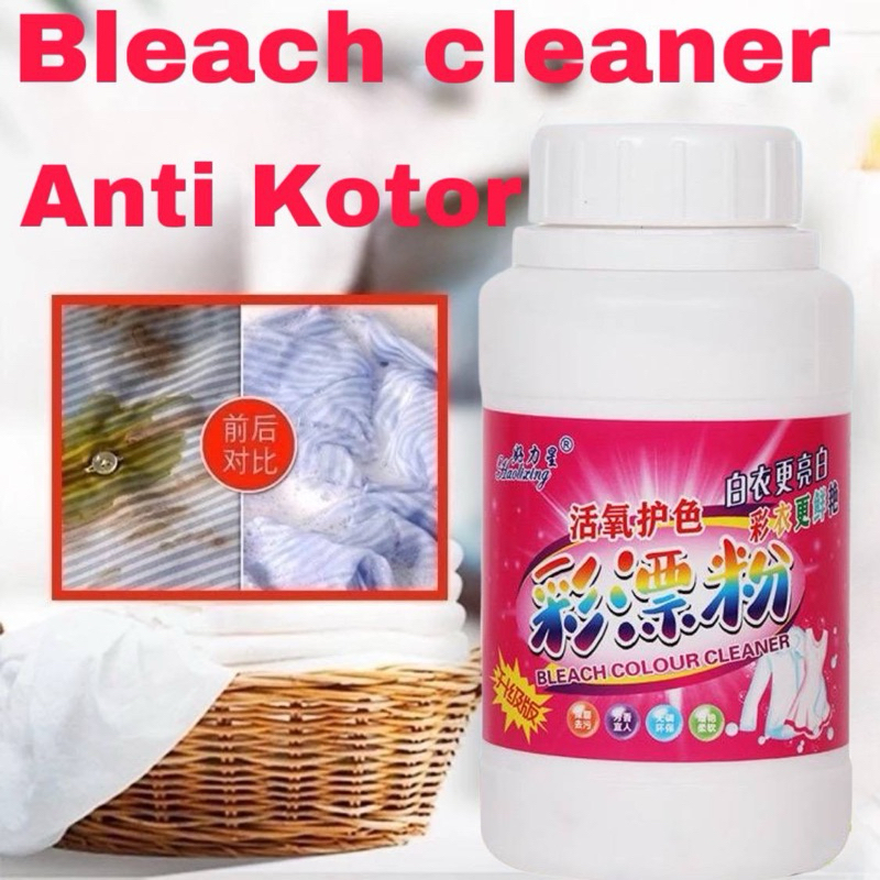 BLEACH COLOUR CLEANER Pembersih kotoran degil pakaian penghilang kulat ...