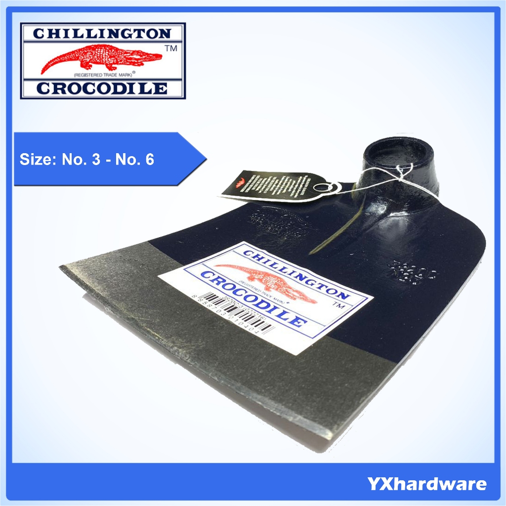 [100% ORIGINAL] CHILLINGTON HOE HEAD / GARDEN HOE CROCODILE BRAND ...