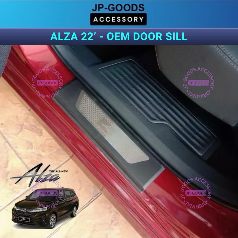 Perodua Alza D27A 2022 4PCS Door Sill Plate Original Style Side Scuff ...