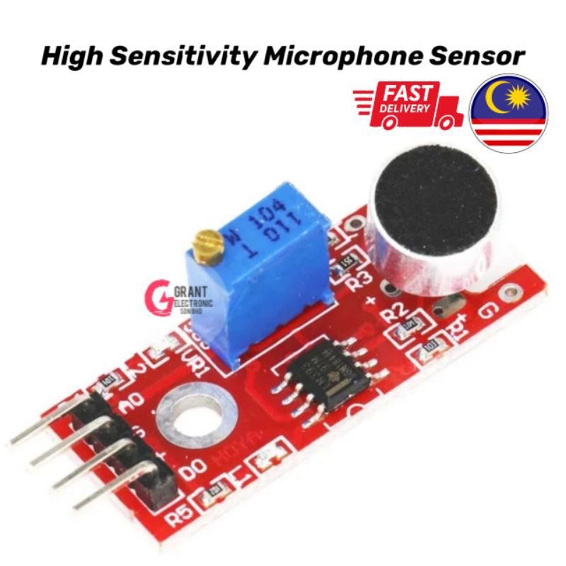 High Sensitivity Microphone Sensor Module KY-037 | Shopee Malaysia