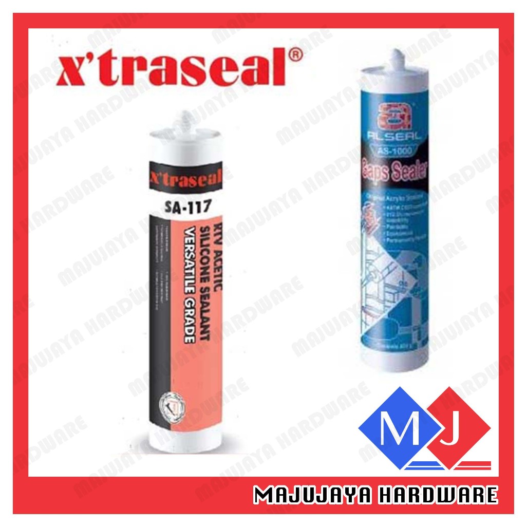 Xtraseal SA-117 All Purpose RTV Acetic Silicone Sealant Versatile Grade (Clear / White / Black ...