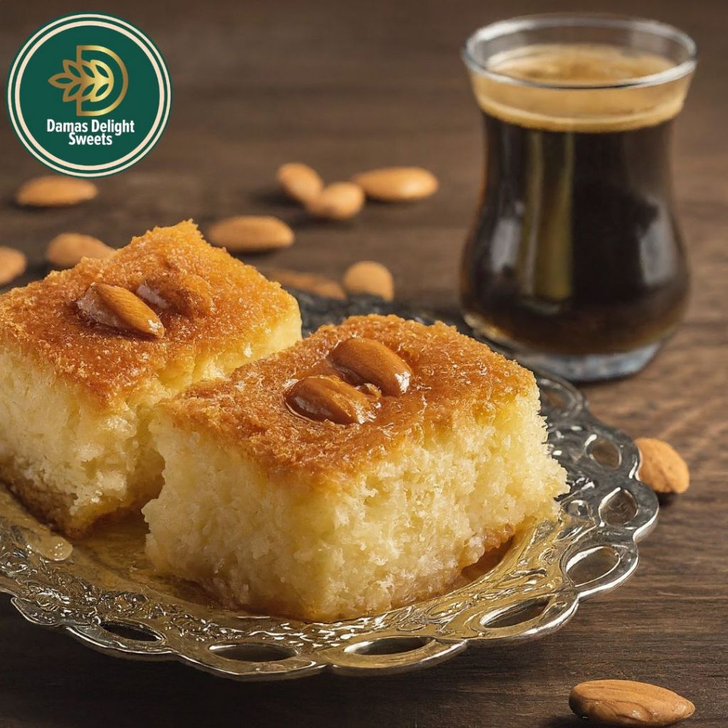Semolina Delight - Semolina Cake - Harissa - Basbousa - Syrup-Soaked ...