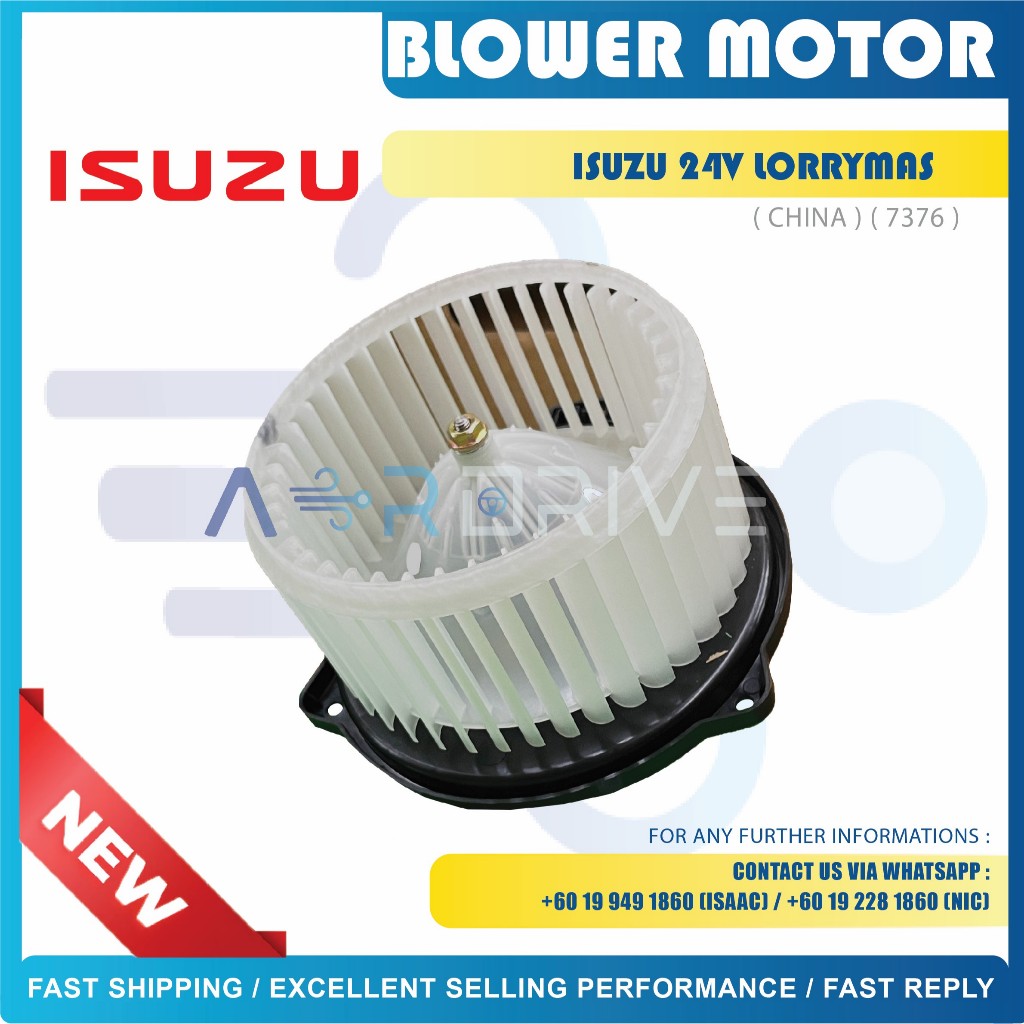 CHINA NEW ISUZU LORRY NLR 12V BLOWER MOTOR 7199 | Shopee Malaysia
