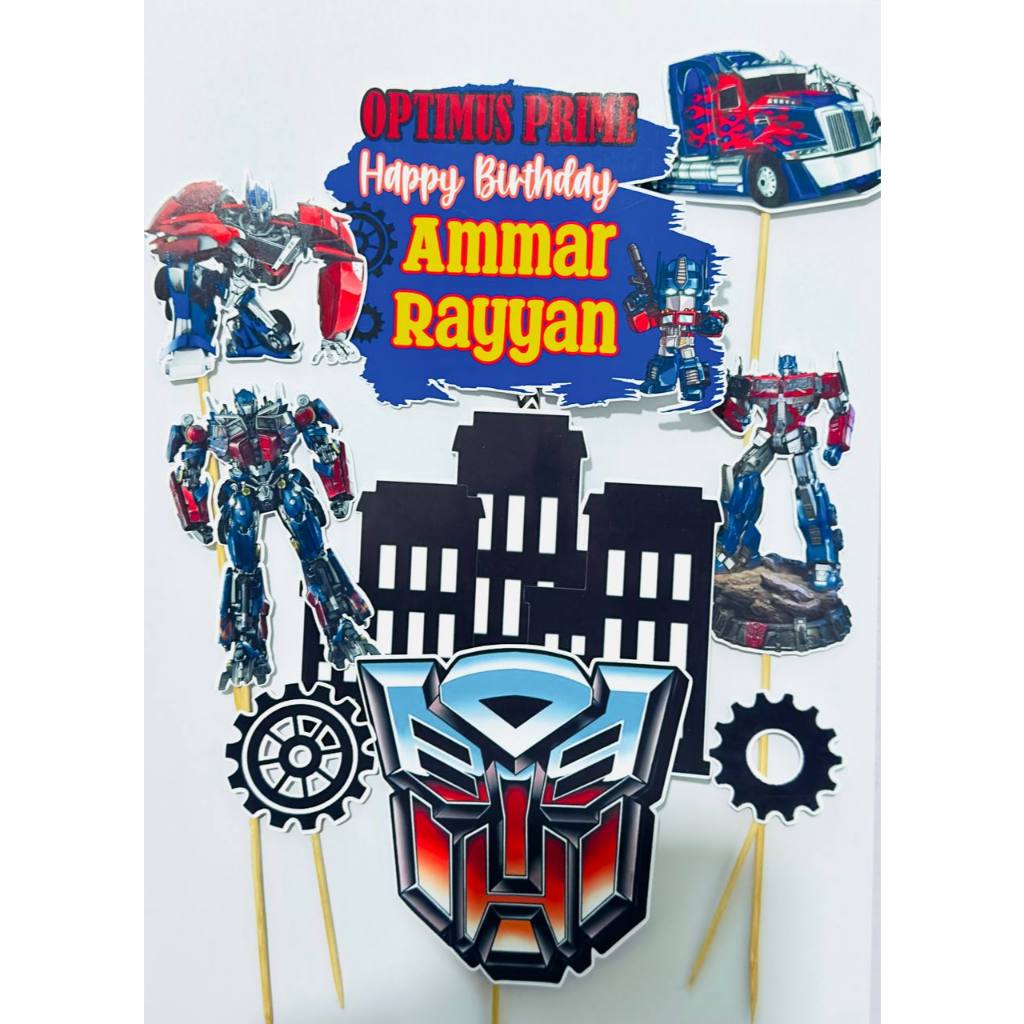Optimus Prime Topper Cake | Shopee Malaysia