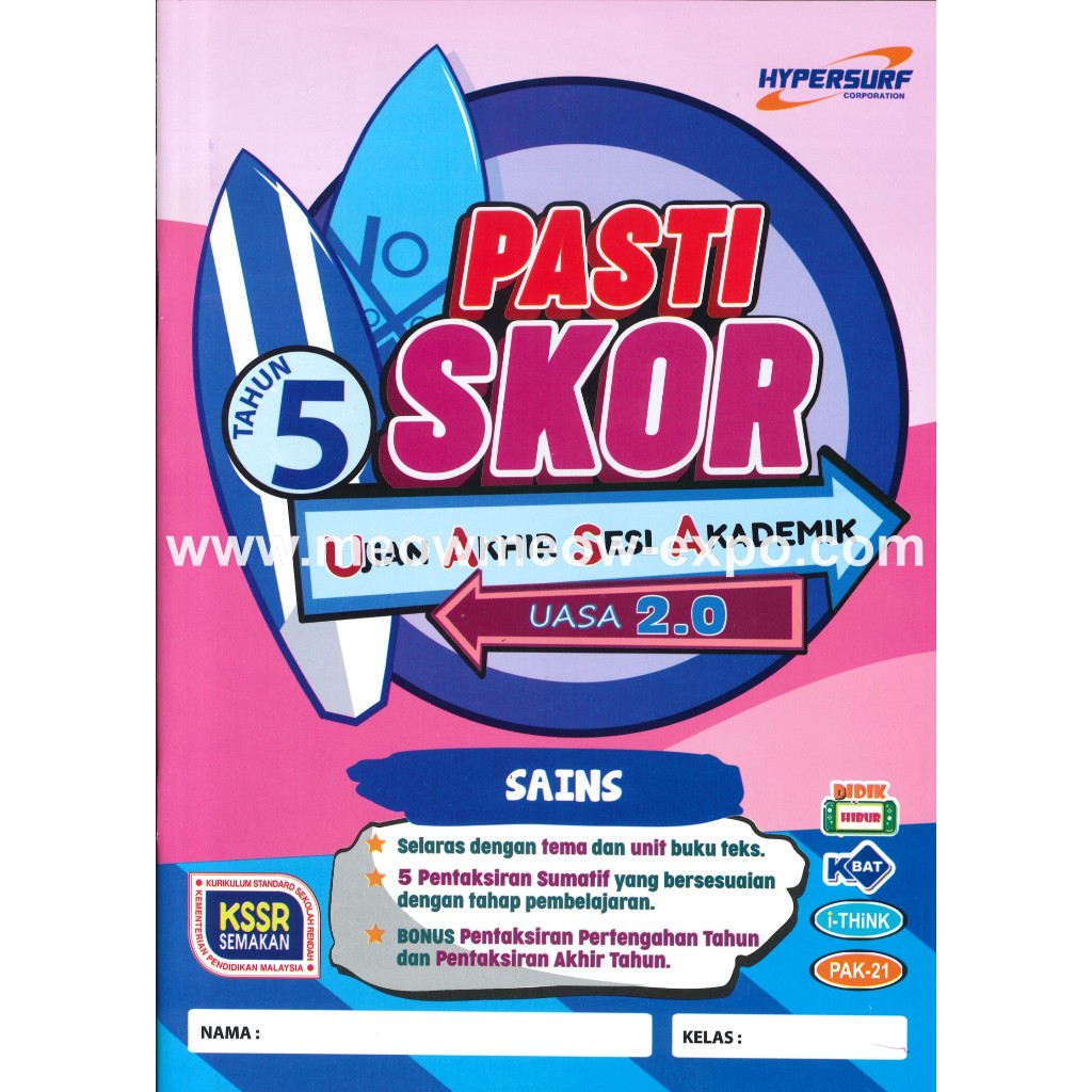 HYPERSURF PASTI SKOR UJIAN AKHIR SESI AKADEMIK UASA 2.0 SAINS TAHUN 5 ...