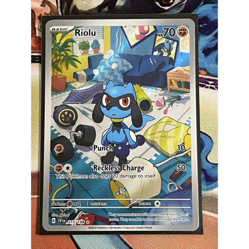 Pokemon TCG SV01 Scarlet Violet Base Set - Riolu - 215/198 ...