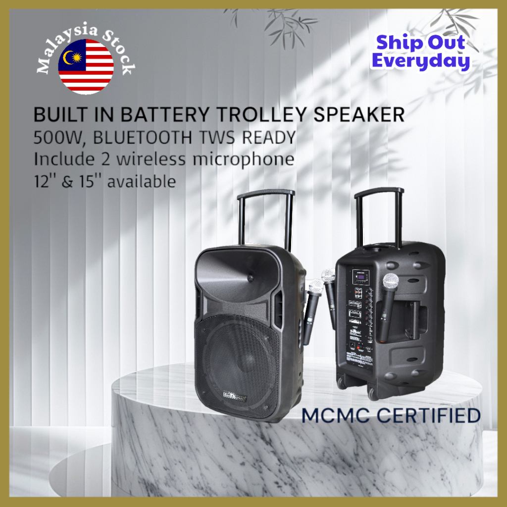Beethomax FORTE 12 FORTE 15 Portable Rechargeable Battery PA Speaker ...