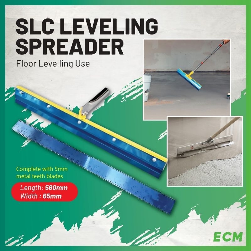 SLC FLOOR LEVELING FLOOR SPREADER FLOOR RAKE FOR EPOXY & CEMENT SELF ...