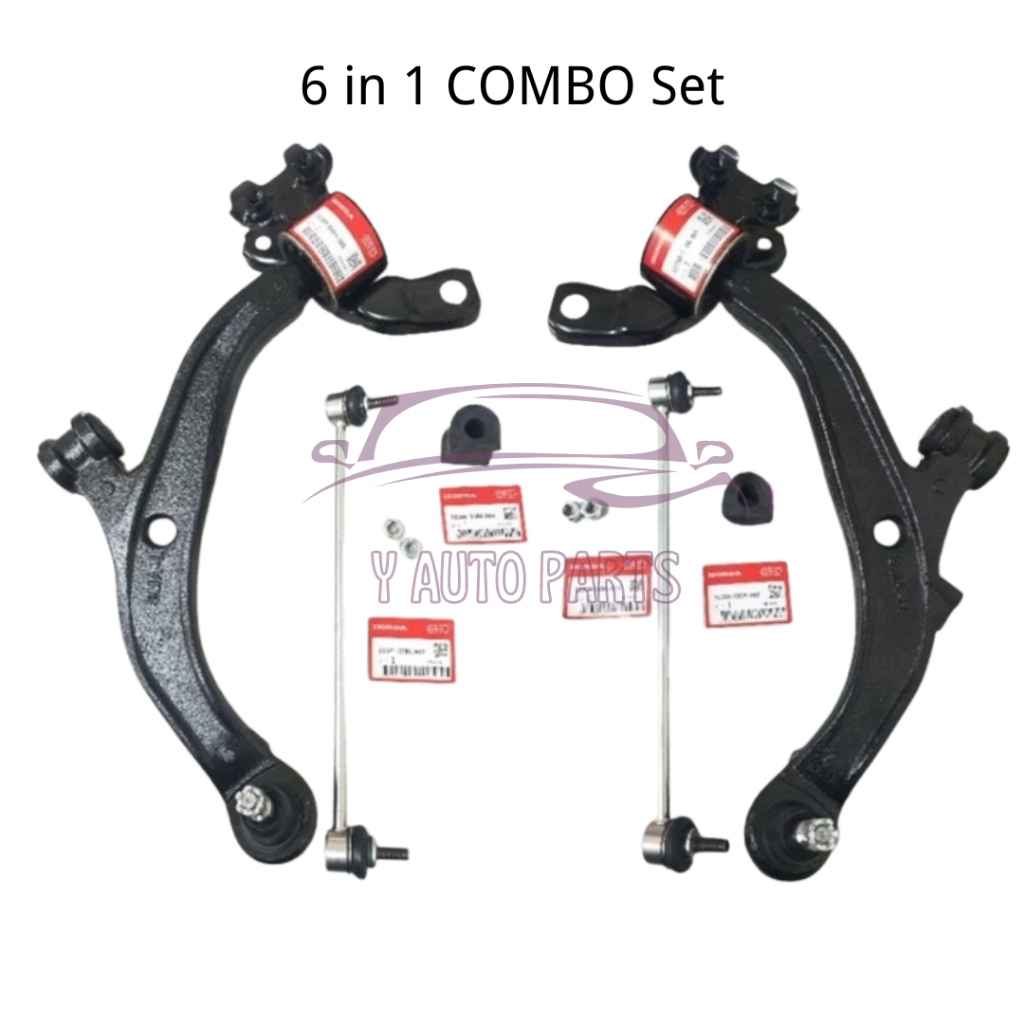 [6 IN 1 COMBO SET] Front Lower Arm / Stabilizer Link / Bush - Honda Stream SMA RN6 (RSZ) 1.8CC ...