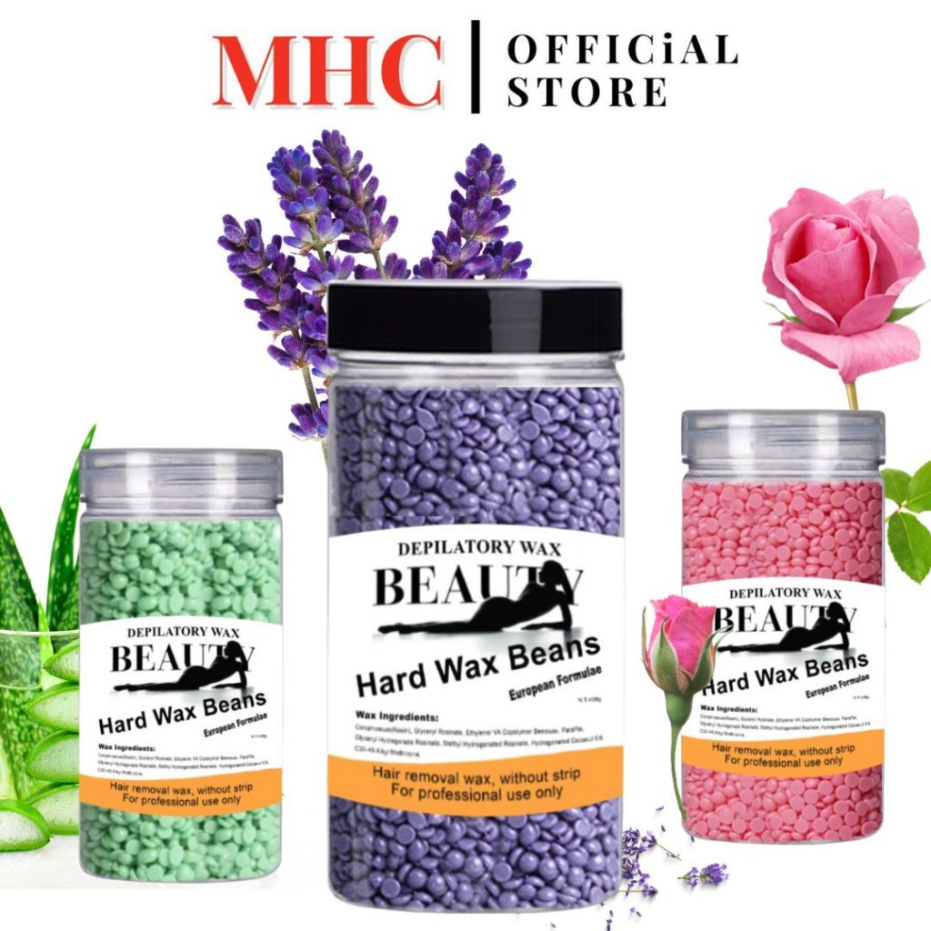 Hair Removal BOTTLE Beauty Wax Beans No Strip Depilatory Hot Film Hard 400g-900g | Shopee Malaysia