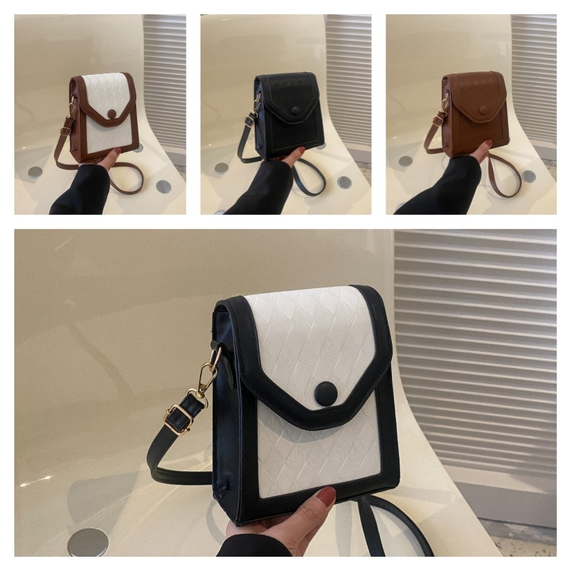 High-End Joyous Phone Wallet Sling Bag Women's Bag Retro Spliced ...
