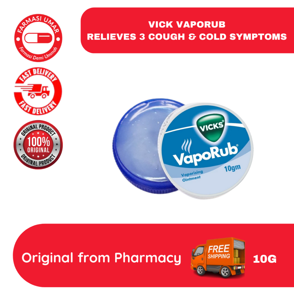 VICK VAPORUB 10GM (Nose Block Relief) | Shopee Malaysia