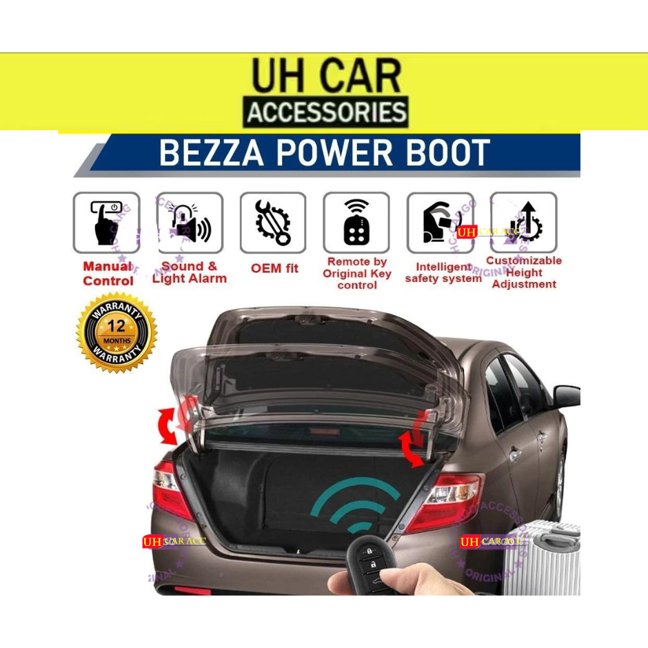 Perodua Bezza 2016 - 2024 Plug & Play Electric Auto Tailgate Power Boot ...