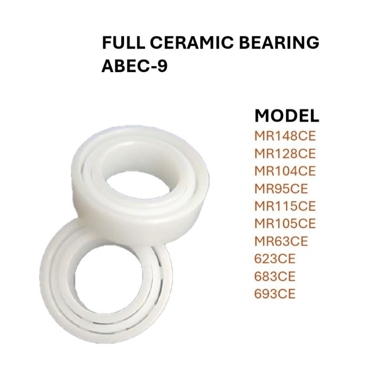 FULL CERAMIC BEARING ABEC 9 FOR FISHING REEL | Shopee Malaysia