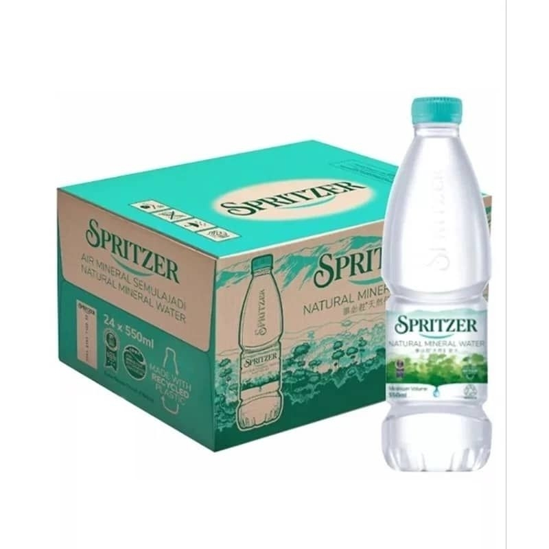 🔥 SPRITZER 24's Natural Mineral Water 550ml | Shopee Malaysia