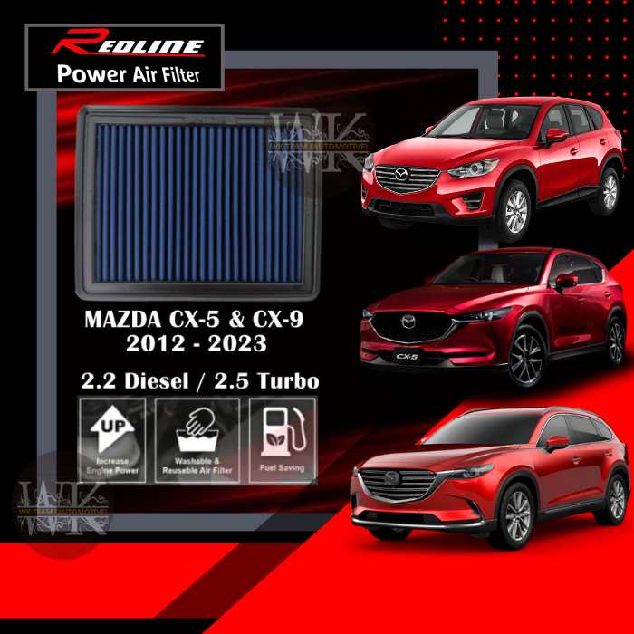 Mazda CX5 CX-5 CX-9 2.2 Diesel / 2.5 Turbo 2012 - 2023 Redline High ...