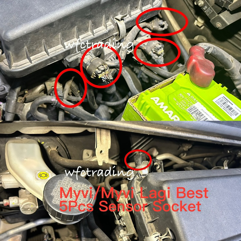 Perodua Myvi Lama Myvi Lagi Best Alza Sensor Socket 5Pcs Ficd Intake ...