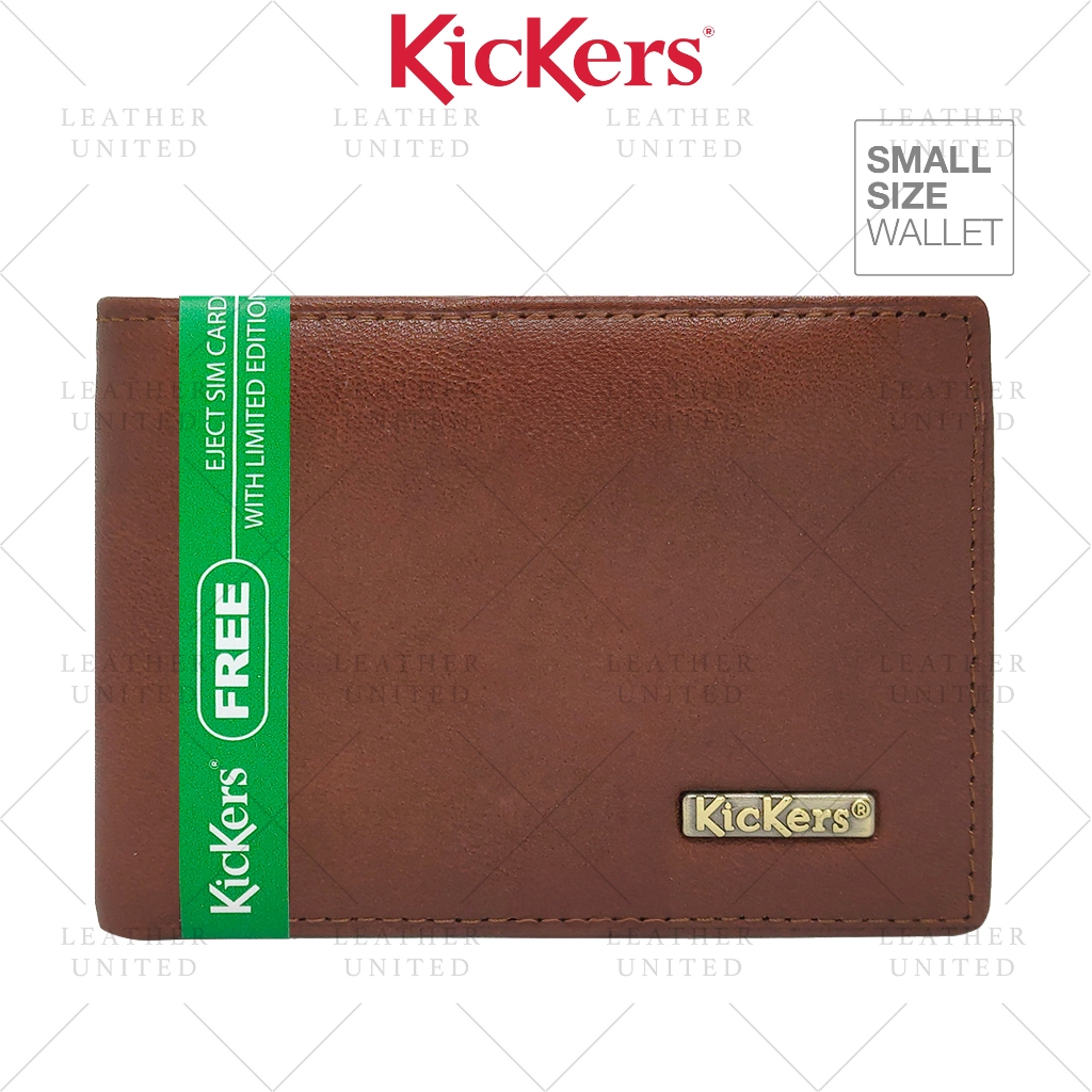 Kickers Genuine Top Grain Cow Leather Small Short Wallet #KDZC53635 ...